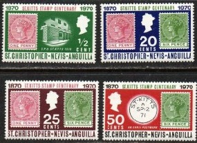 San Cristobal y Nieves #230 – 233 1970 serie completa Nueva NH ...
