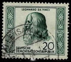 Alemania, Republica Democrática #104 1952 Scott $3.75 «Leonardo da ...