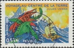 Francia #3122 2005 «Viaje al centro de la tierra, de Julio Verne ...